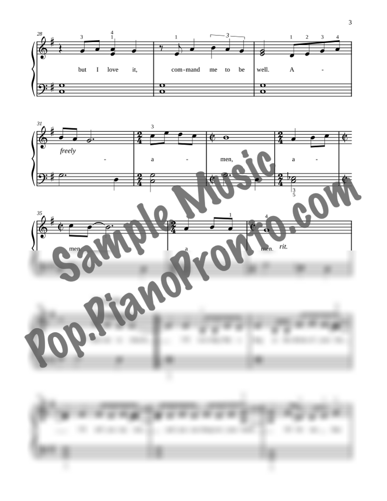 Take me To Church (Easy Piano: Short Version) By Hozier - F.M. Sheet Music - Pop Arrangements by ...